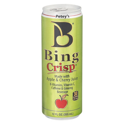 Bing Crisp Drink Apple & Cherry Juice - 12 Fl. Oz. - ACME Markets
