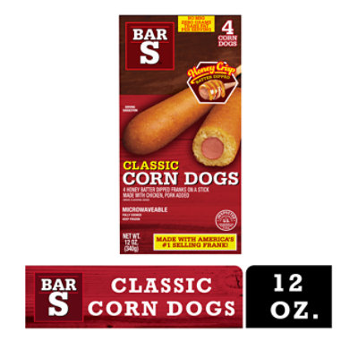 Bar-S Corn Dogs Classic 4 Count - 12 Oz - Safeway