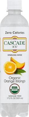 Cascade Ice Sparkling Water Organic Orange Mango - 17.2 Fl. Oz. - Safeway