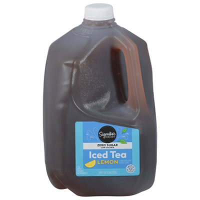 Signature SELECT Iced Tea Lemon Flavored Diet - 128 Fl. Oz. - acmemarkets