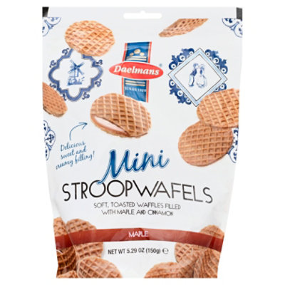 Daelmans Stroopwafels Waffles Mini Maple - 5.29 Oz - Albertsons