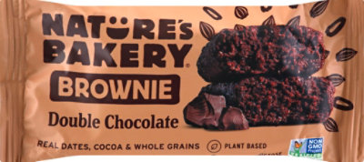 Natures Bakery Brownie Double Chocolate Chocolate Twin Pack - 2 Oz ...