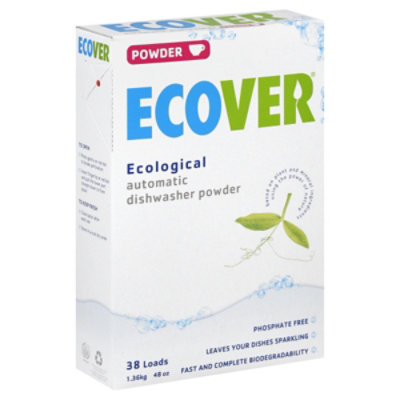 Ecover Dishwasher Powder Automatic Ecological - 48 Oz - haggen