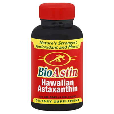 BioAstin Hawaiian Astaxanthin 4mg - 120 Count - jewelosco