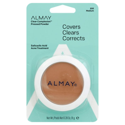 Almay Clear Complexion Pressed Powder Medium - 0.35 Oz - albertsons