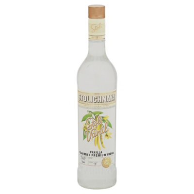 STOLICHNAYA Vodka Vanilla 75 Proof - 750 Ml - kingsfoodmarkets