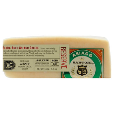 Sartori Extra Aged Asiago Cheese Wedge - 5.3 Oz. - jewelosco
