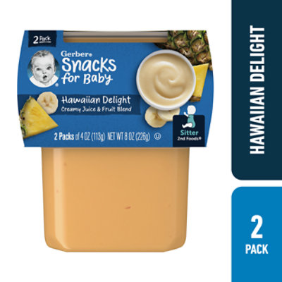 Gerber 2nd Foods Hawaiian Delight Baby Foods Tub - 2-4 Oz - safeway