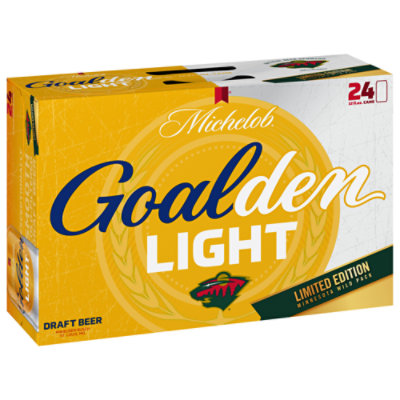 Michelob Golden Light Draft Beer Cans - 24-12 Fl. Oz. - Albertsons