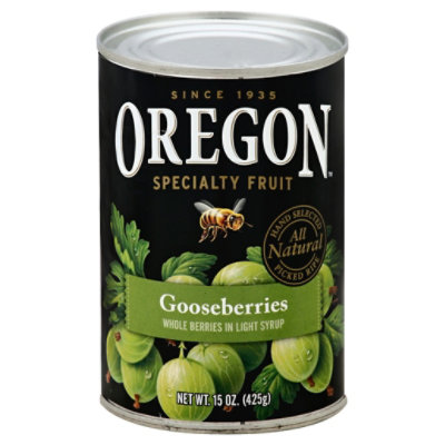 Oregon Gooseberries Whole in Light Syrup - 15 Oz - safeway