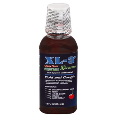 Xl-3 Liquid Night Time - 12 Oz - Online Groceries | Safeway