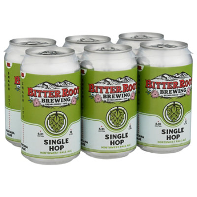 Bitter Root Ctz Single Hop Ale In Cans - 6-12 Fl. Oz. - albertsons