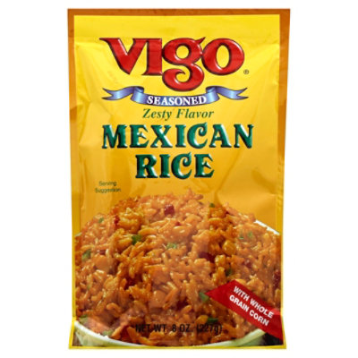 Vigo Rice Mexican Seasoned Pouch - 8 Oz - jewelosco