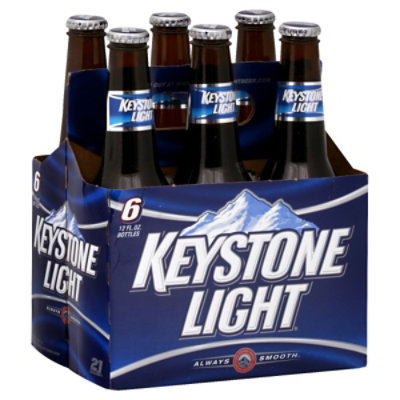 Keystone Light Beer Lager 4.1% ABV In Can - 6-12 Fl. Oz. - Safeway