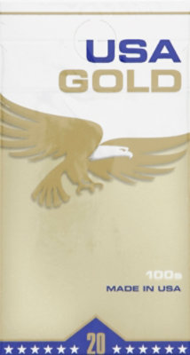 USA Gold Cigarettes Gold 100s Box FSC - Pack - albertsons