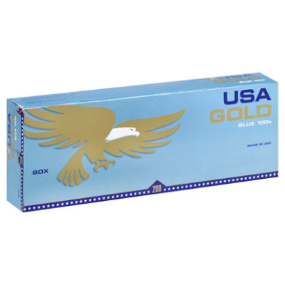 Usa Gold Blue 100s Box Fsc - Carton - Pavilions