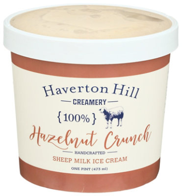 Haverton Hill Creamery Sheep Milk Ice Cream Hazelnut Crunch - 1 Pint ...