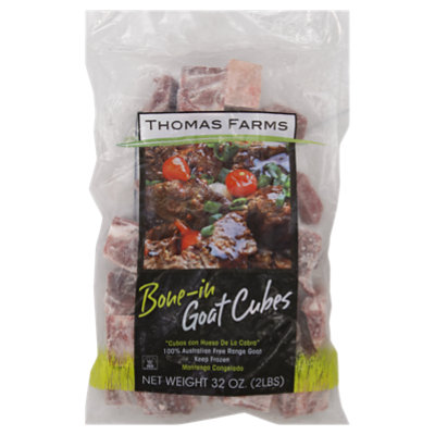 Bone-In Goat Cubes - 32 Oz - Pavilions