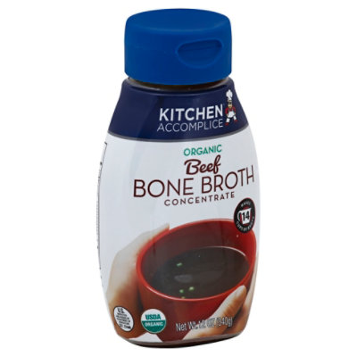 Kitchen Accomplice Bone Broth Concentrate Organic Beef - 12 Oz - safeway
