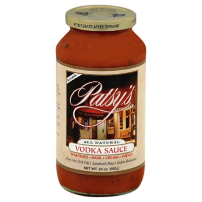Patsys Pasta Sauce Vodka Sauce Jar - 24 Oz - Safeway