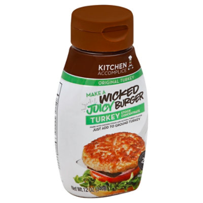 Kitchen Accomplice Stock Concentrate Juicy Wicked Burger Original ...