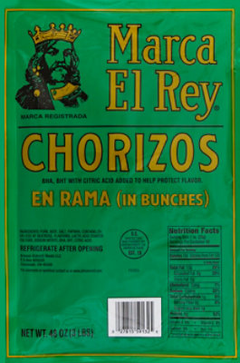 Marca El Rey Chorizos - 3 Lb - Albertsons