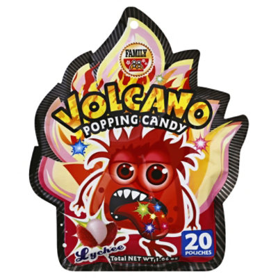 Family Volcano Popping Candy Lychee - 1.06 Oz - Pavilions