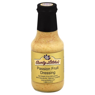 Aunty Lilikoi Dressing Passion Fruit - 10 Oz - safeway