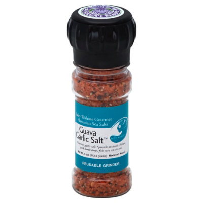 Salty Wahine Gourmet Hawaiian Sea Salts Garlic Salt Guava Reusable ...