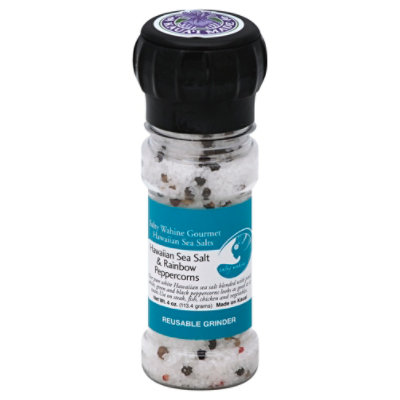 Salty Wahine Gourmet Hawaiian Sea Salts Sea Salt & Rainbow Peppercorns ...