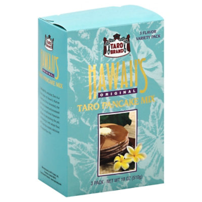Taro Brand Taro Pancake Mix Variety Pack - 3-6 Oz - Albertsons