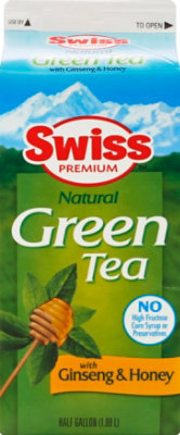 Swiss Premium Tea Green With Ginseng & Honey - 64 Fl. Oz. - Safeway