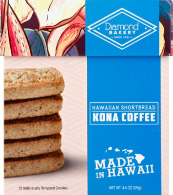 Diamond Bakery Shortbread Cookies Kona Coffee - 4.4 Oz - Safeway