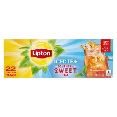 Lipton Iced Tea Southern Sweet Tea - 22 Count - Albertsons