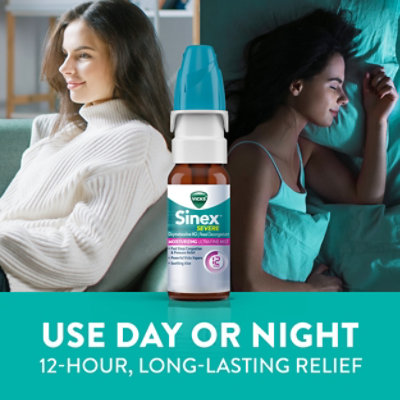 Vicks Sinex Severe Nasal Decongestant Ultra Fine Mist Moisturizing 0.5 Fl. Oz. balduccis