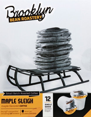 Brooklyn Bean Roastery Coffee Single Serve Cups Maple Sleigh 12 Count ...