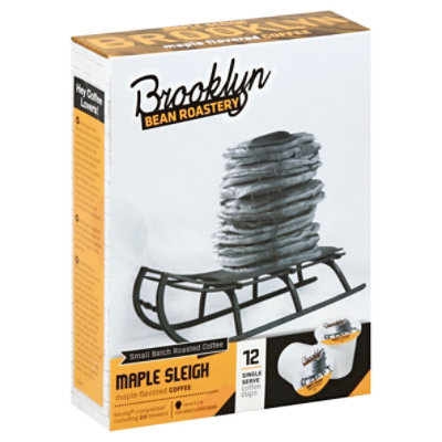 Brooklyn Bean Roastery Coffee Single Serve Cups Maple Sleigh 12 Count ...
