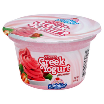 Sprinkles Frozen Greek Yogurt Strawberry - 5.3 Oz - Pavilions