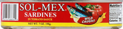 Sol-Mex Sardines Tomato Sauce Can - 7 Oz - vons