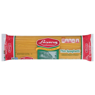 Luxury Pasta Thin Spaghetti Wrapper - 16 Oz - Vons