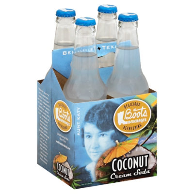 Boots Beverages Coconut Cream Soda - 4-12 Fl. Oz. - Safeway