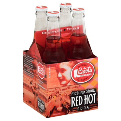 Boots Beverages Red Hot Soda - 4-12 Fl. Oz. - Safeway