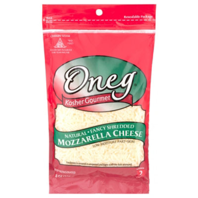 Oneg Natural Shredded Mozzarella Cheese - 8 Oz - vons