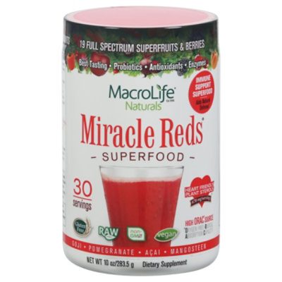 Macrolife Naturals Red Supplement Powder - 10 Oz - safeway