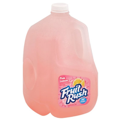 Fruit Rush Fruit Drink Pink Lemon 1 Gallon - 3.78 Liter - Jewel-Osco