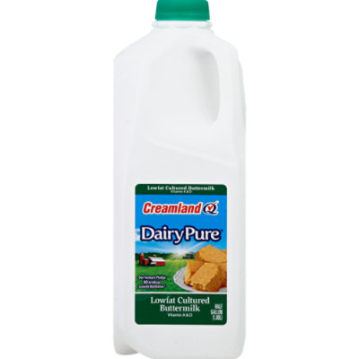 Creamland Lowfat Cultured Buttermilk Container - 0.5 Gallon - Safeway
