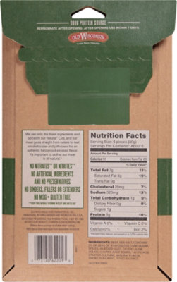 Old Wisconsin Natural Cut Beef Snack Bites - 6 Oz - carrsqc