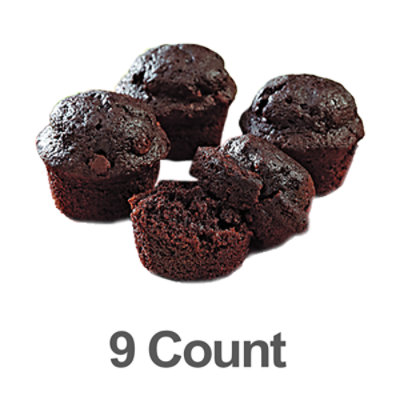 Bakery Muffins Double Dutch Chocolate 9 Count - Each - Pavilions