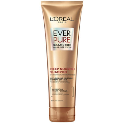 LOreal EverCreme Shampoo Deep Nourish Apricot Oil 8.5 Fl. Oz. randalls