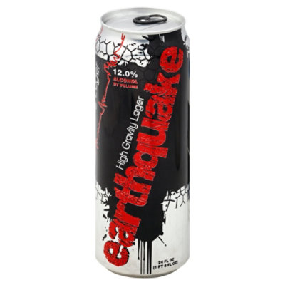 Earthquake High Gravity Lager In Cans - 24 Fl. Oz. - Safeway